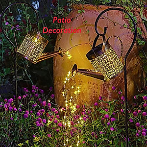 LED garden decor ,Solar garden Lights -solar lights outdoor garden ,Decoration Waterproof Strip Light,Waterfall Fairy Lights for patio decor in Home Yard，Beautiful Festivals gifts and birthday gifts