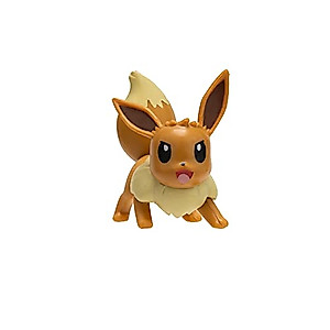 Pokémon Battle Figure 8 Pack - Features 2-Inch Pikachu, Eevee, Appletun, Growlithe, Mimikyu, Togepi, 3-Inch Raichu & Hawlucha - Authentic Details