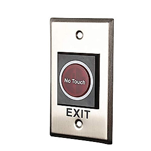 LBS Touchless No Touch Door Infrared Sensor Exit Button Switch for Access Control Systems Gates and Garage Openers