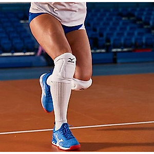 Mizuno 2 Wave Luminous Women's Volleyball Shoe 10, Black/White