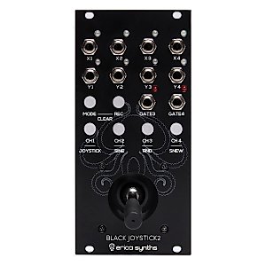 Erica Synths Black Joystick 2 8 Channel CV Joystick Eurorack Module