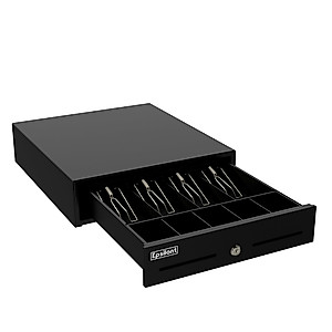 Epsilont Square Register Hardware Bundle -M10 2" USB Receipt Printer and 13" Cash Drawer 4 Bill 5 Coin