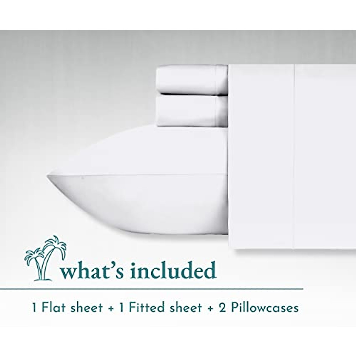 California Design Den Luxury Sheets 1000 Thread Count 100% Cotton Sheets, Very Smooth Soft & Thick with Deep Pockets Vs. Egyptian Cotton Sheets, 4 Pc Set (Queen, Bright White)