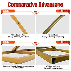 Wokceer Round Backdrop Stand 8FT Gold Wedding Arch Metal Circle Balloon Arch Stand for Birthday Party Wedding Bridal Shower Anniversary Ceremony Candy Tables Decoration