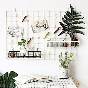 Prettyia 3 pieces Metal Wire Basket Rack Mountable Wire Organizer Storage Flower Pot Display Decor