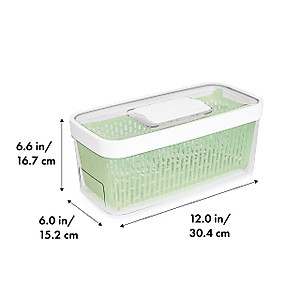 OXO Good Grips GreenSaver Produce Keeper - Large,White and OXO, Good Grips Storage Container