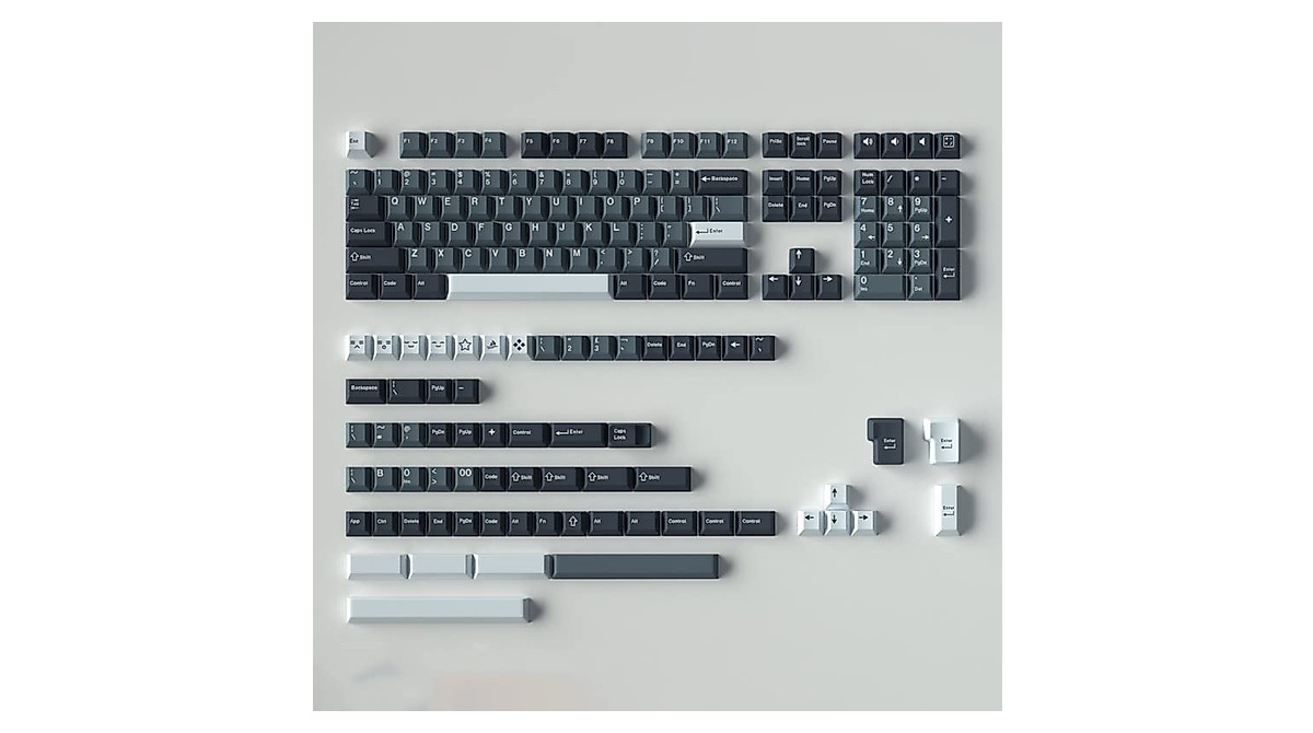 Apollo Keycaps Set 173 Keys Cherry Profile Doubleshot Custom Keycaps ...
