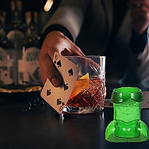 HOLIDYOYO 6Pcs Funny Wine Glass 𝐏𝐞𝐧𝐢š Shape Whiskey Glasses Champagne Glasses Wine Cup Novelty Drinking Cup Decoration for Bars Night Clubs