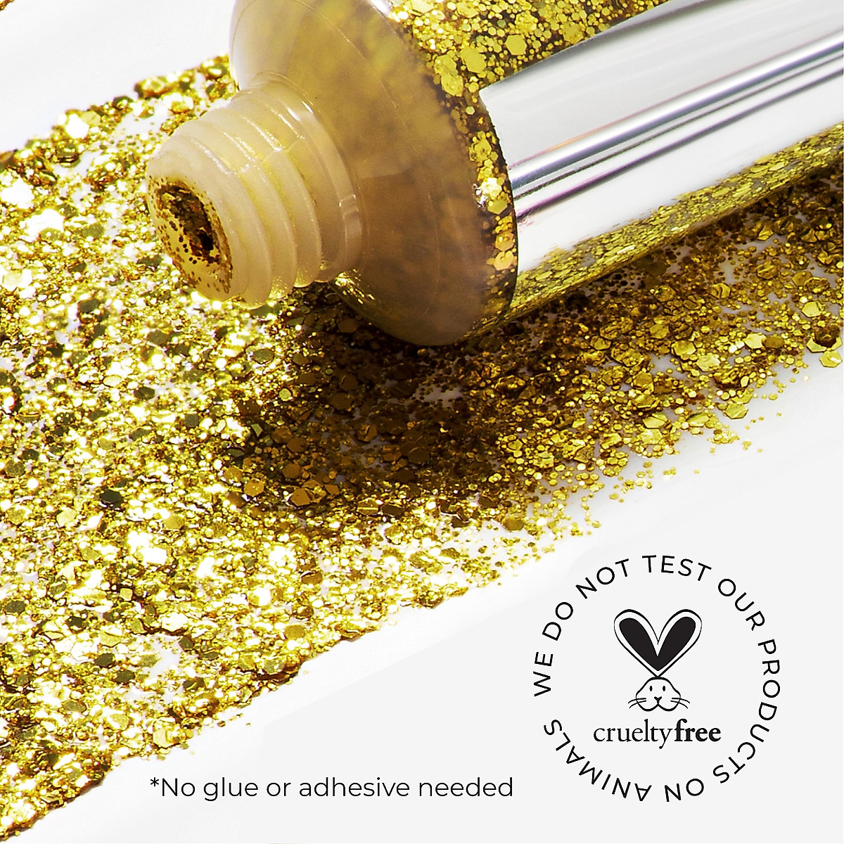 LAMEL Insta Glitter Bomb: Quick-Dry Holographic Face & Body Glitter Gel | Long-Lasting Shine & Effortless Removal | Perfect Face Glitter Makeup & Body, Hair Shimmer | Vegan & Cruelty Free -0.67 fl.oz