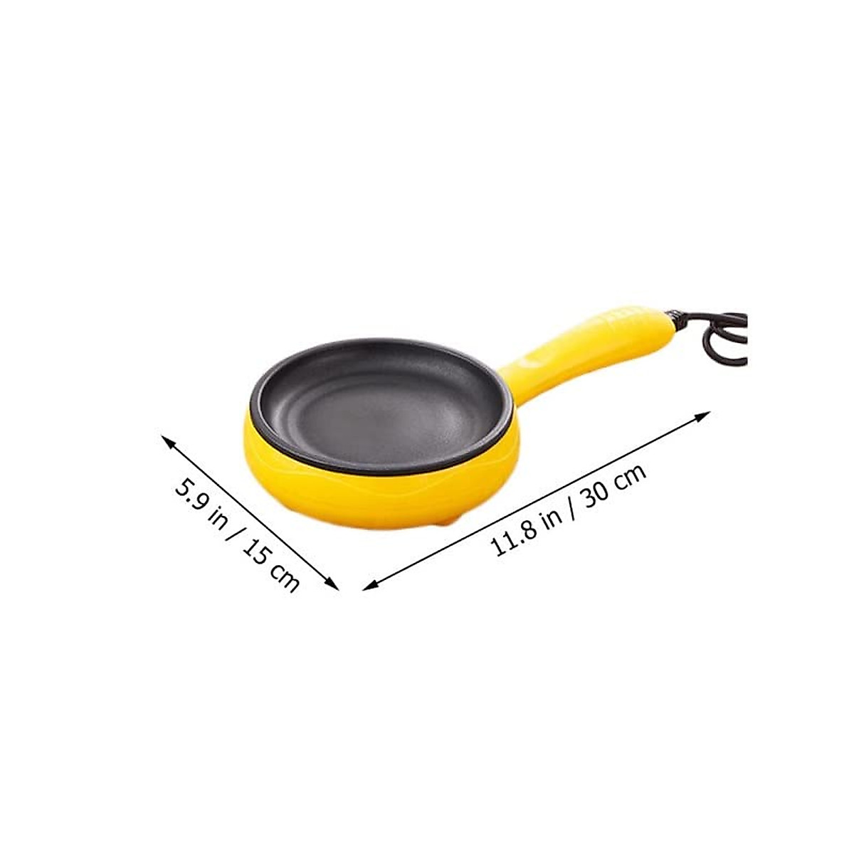 DHTDVD Frying Pan Pancake Griddle Cooking Pan Omelet Pan Non-Stick Saucepan Stainless Steel Electric Omelette Pan