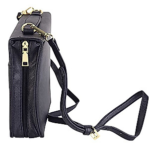 White Dove Designs Bible Cover-Rejoice Always w/Detachable Shoulder Strap-X Large-Black