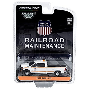 Greenlight 30387 2022 Ram 2500 - Union Pacific Railroad Maintenance Truck (Hobby Exclusive) 1:64 Scale