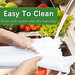 Mesh Food Covers for Outdoors - 7 Pack Upgraded 1 Extra Large 40x24 in & 6 Large 17x17 in Outdoor Party Food Cover Tent Collapsible Picnic Nets Umbrella Screen Pop Up Food Dome for Outside (White)