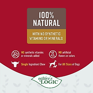 Nature's Logic Beef 7-8" Hind Shank Bone Treat, 1lb, 1 Pack