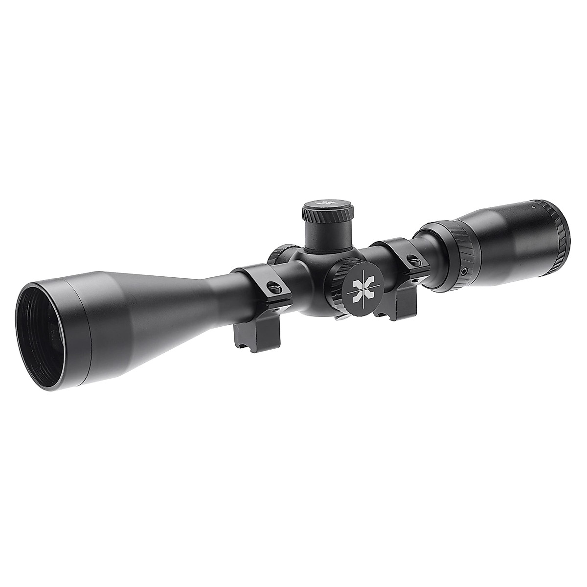 Axeon Optics 4-16x44mm EDR Etched Dot Reticle Adjustable Parallax Rifle Scope for Hunting - Includes 11mm Gun Scope Mounting Rings