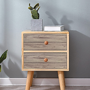 15.8" x 117" Light Wood Contact Paper Self Adhesive Wood Grain Wallpaper Peel and Stick Decorative Wood Vinyl Wrap for Cabinets Countertops Furniture Shelves Drawer Liner