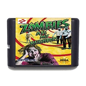 Aditi Zombies Ate My Neighbors NTSC-USA 16 Bit MD Game Card For Sega Mega Drive For Genesis