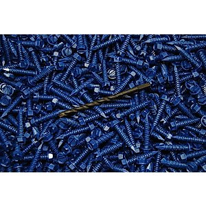 (2,500) Hex Washer Head 1/4 x 1-1/4 Concrete Screws Tapcons + 3 Bits Bulk