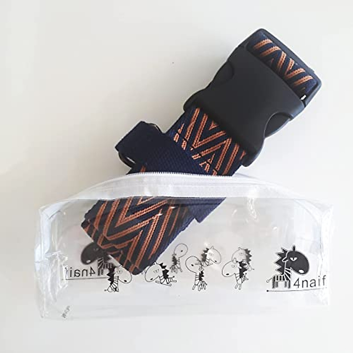 4naif Car Seat Travel Belt | Car Seat Travel Strap | Travel Toiletry Bag, Airplane Travel Essentials Kids and Toddler.