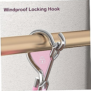 Drying Drip Hanger, 2Pcs Space Saving Sock Hangers Stainless Steel Sock Dryer Laundry Drying Rack Clothes Hanger Anti-skidding Legging Hangers Durable Sock Peg Hanger for Underwear Socks Pink