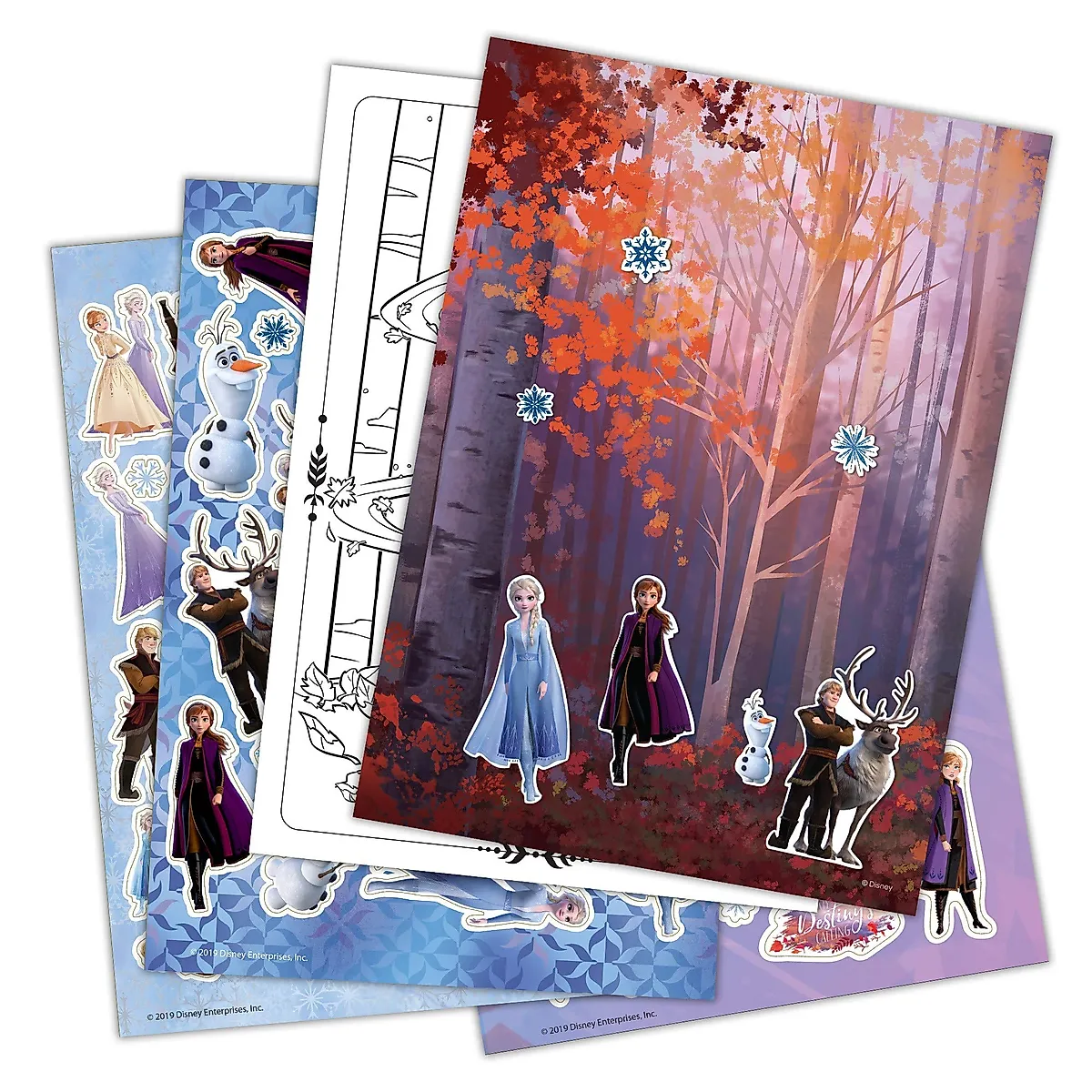 Disney Frozen 2 Sticker Pad with Play Scenes Including 1200 Stickers 46035 Bendon