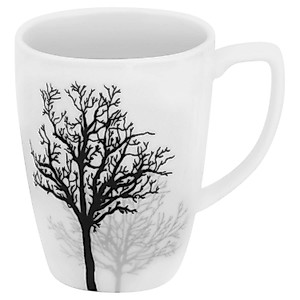 CORELLE Square Timber Shadows 16-pc Dinnerware Set, 1, white