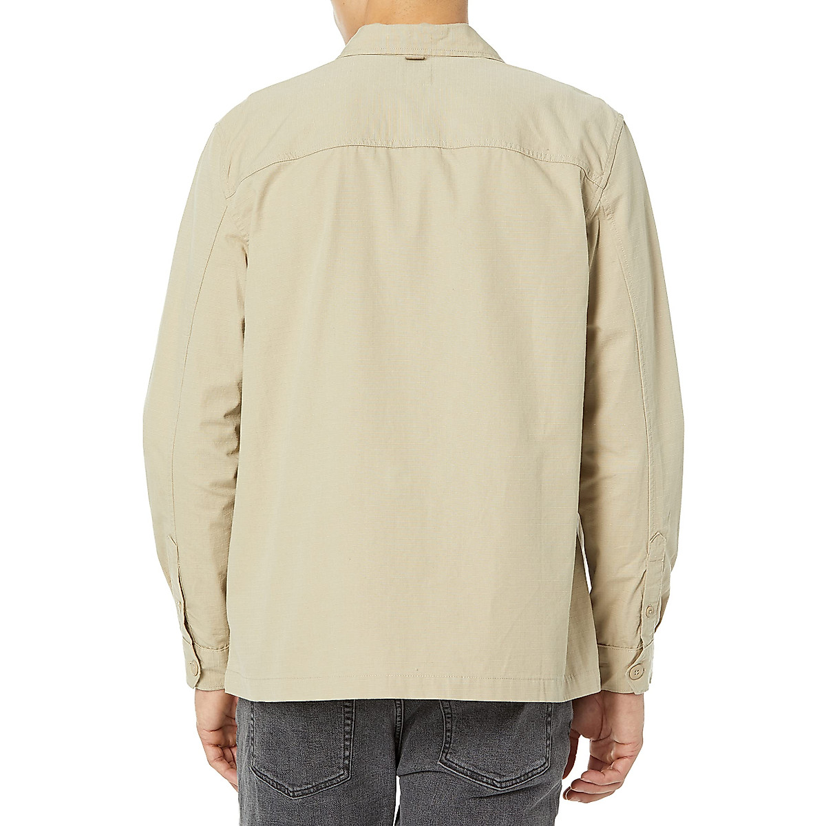 GAP Mens Utility Shirt Jacket KHAKI 030 XXL