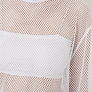 2PCS 62.99 * 59.05Inch Mesh Fabric Soft Mesh Fabric Stretchy for Backpack Pocket and Straps, Netting Clothes, Netting Bag Shopping Bag (White)