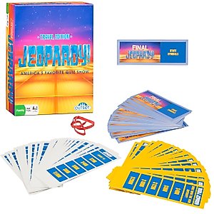 Outset Media Jeopardy The Card Game - Travel Quiz Game with 108 Answers and Questions - Ages 12+