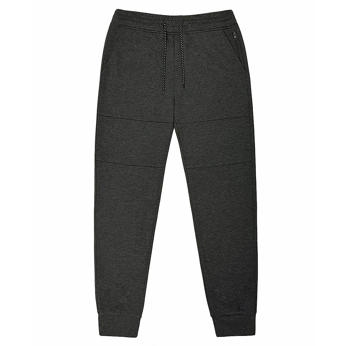Southpole Men's Basic Lightweight Tech Fleece Jogger Pants, Heather Charcoal, X-Large