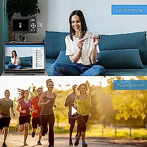 4K Digital Camera for Photography and Video - lovpo 4K 48MP Vlogging Camera for YouTube with SD Card, Manualfocus, 18X Digital Zoom Travel Portable Video Camera with Neck Strap, Anti-Shak, Mode Dia