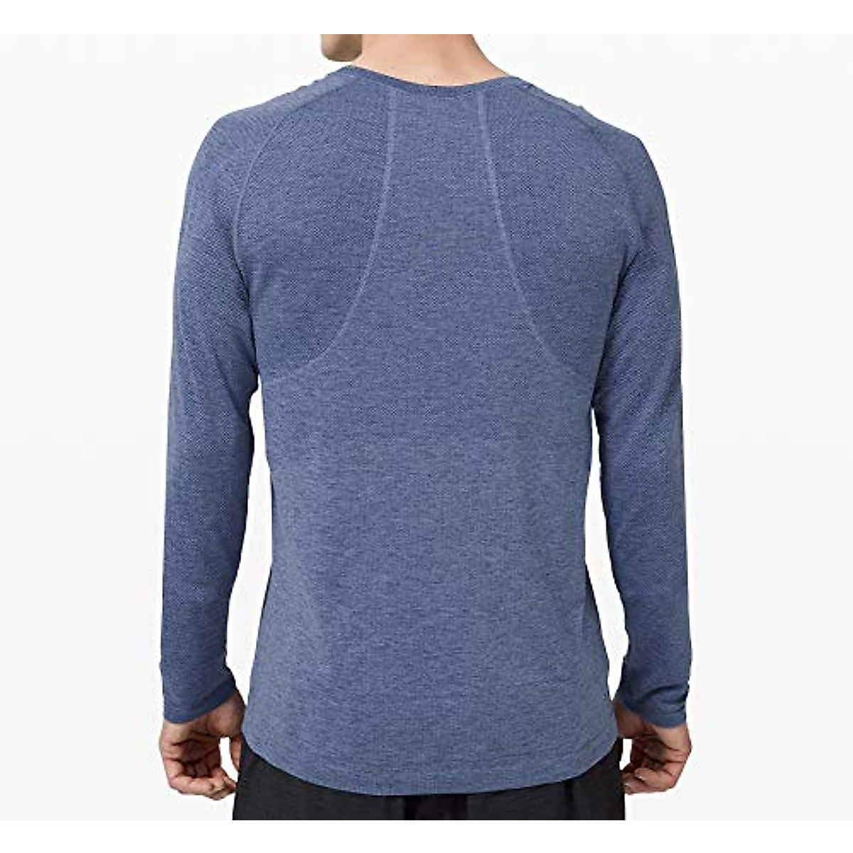 Lululemon Athletica Lululemon Mens Metal Vent Tech Long Sleeve Shirt(Midnight Shadow/Tempest, L)