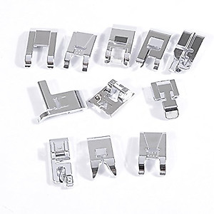 Sewing Machine Presser Feet Set 42 Pcs for Brother, Babylock, Singer, Janome, Elna, Toyota, New Home, Simplicity, Necchi, Kenmore, and Most of Low Shank Sewing Machines