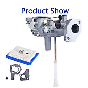 Silscvtt 498298 692784 Carburetor Replacement for Briggs Stratton 495951 495426 w/Gaskets Air Filter Spark Plug