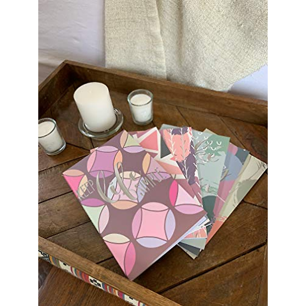 6-Pack of Mini Softcover Pocket Notebooks/Journals/Notepads/Diary, College Ruled 8x5 A5 Paper for Field Notes or Small Lined Cute Journals to Write in for Women Girls or Teens, Assorted Patterns