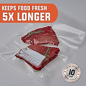 PrimalTek 15" Commercial Grade Vacuum Sealer - User Friendly for Food Savers, 28” Vacuum Pressure – Features an Auto Cooling System, Smart Heat Technology, and Vacuum Bag Positioning Guides
