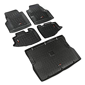 Rugged Ridge | Floor Liner, Front/Rear/Cargo | 12988.10 | Fits 1997-2006 Jeep Wrangler TJ/LJ