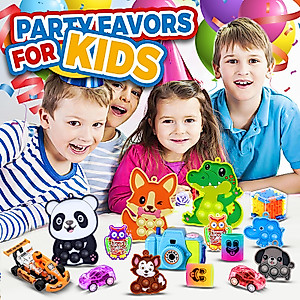 Olganicor 300 PCS Party Favors for Kids, Fidget Toys Bulk, Treasure Box Toys for Classroom Prizes for Kids Goodie Bag Stuffer Birthday Party Carnival Prizes, Pinata Filler Stuffers