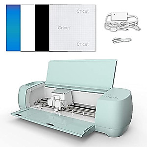 Cricut Explore 3 Machine Bundle Weeder Tool Kit XL Scraper Transfer Tape Smart Vinyl Permanent Black & White 2X Faster DIY Matless Cutting Compatible with iOS Android Windows & Mac Bluetooth