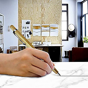 Tungsten Carbide Tip Scriber Marking Engraving Pen for Stainless Steel, Ceramics and Glass Carving (Gold)