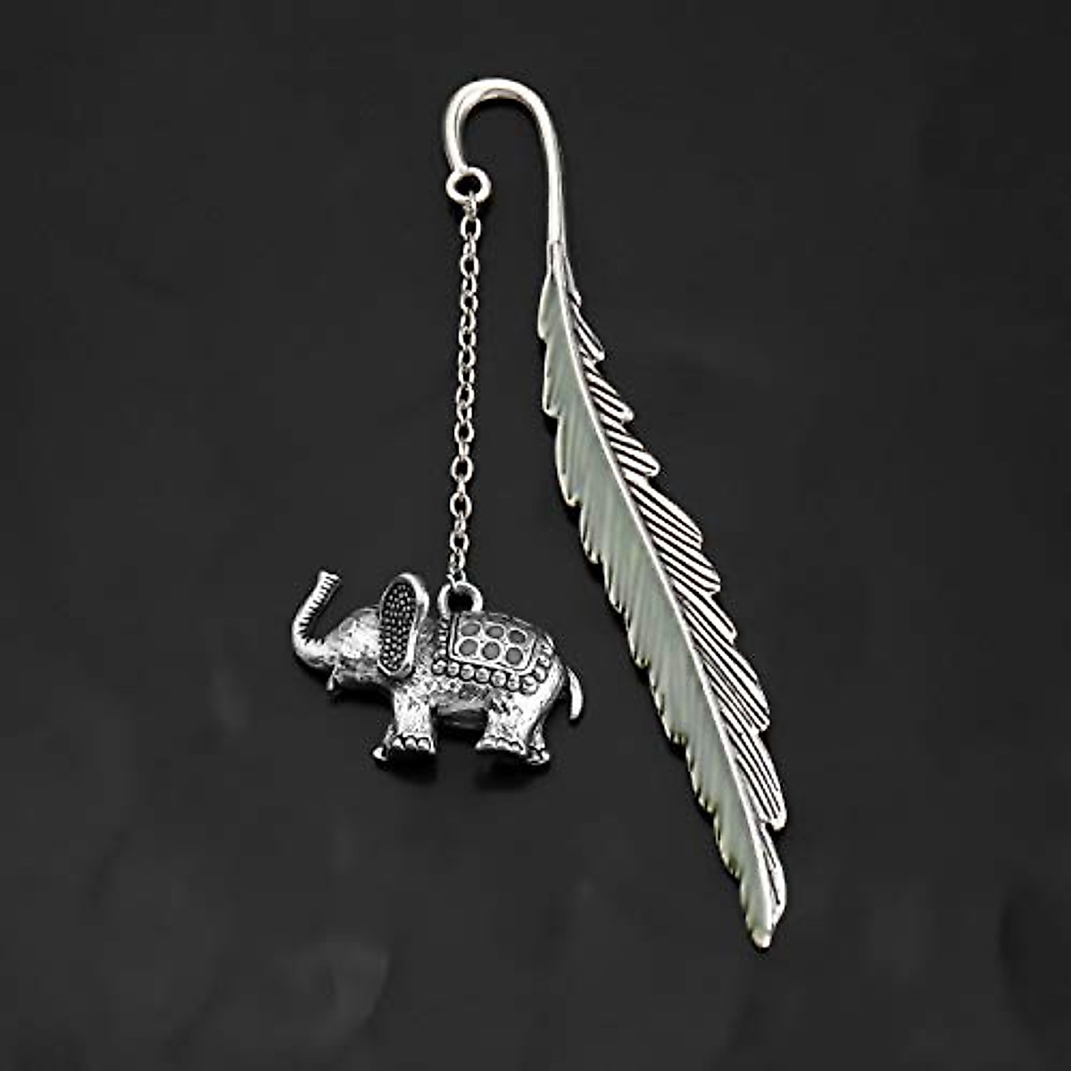 Gzrlyf Elephant Bookmark Luminous Bookmarks Elephant Gifts for Elephant Lovers Book Lover Gifts (Luminous Bookmark)