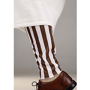 Plus Size Adult Willy Wonka Oompa Loompa Costume, Chocolate Factory Worker Uniform Overalls Outfit for Halloween 5X