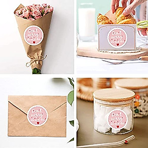 Don’t Worry She Won This Stickers Small Shop Stickers 1.5 Inch Thank You Customer Appreciation Circle Sticker Labels 500 Pcs Thank You Stickers for Small Businesses Packaging Sticker,Handmade Stickers