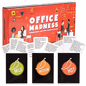 Team Building Card Game with 150 Icebreakers and Funny Questions | 3-in-1 Funny Office Game and Conversation Starter | Perfect for an Office Party or Corporate Retreat