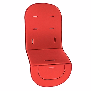 Stroller and Car Seat Replacement Parts/Accessories to fit BOB Products for Babies, Toddlers, and Children (Red Seat Liner Cushion)