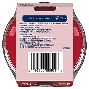 Glade Candle Apple Cinnamon, Fragrance Candle Infused with Essential Oils, Air Freshener Candle, 3-Wick Candle, 6.8 Oz, 3 Count