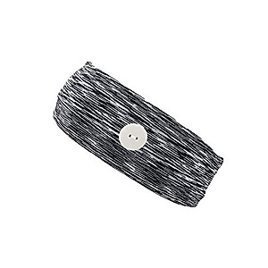 Women's Headbands with Buttons Ear Protection Holder Elastic Hairwrap Accessories for Yoga Sports