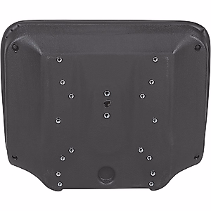 A & I Deluxe Midback Utility Lawn Mower Seat - Black, Model Number TM555BL