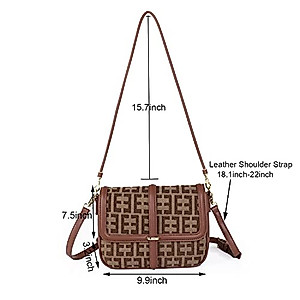 Shoulder Bag for Women Handbag for Women Crossbody Handbag for Women Leather Fashion Tote Women's Top-Handle Handbags Shoulder Bag Handbag Fashion Satchel Purse