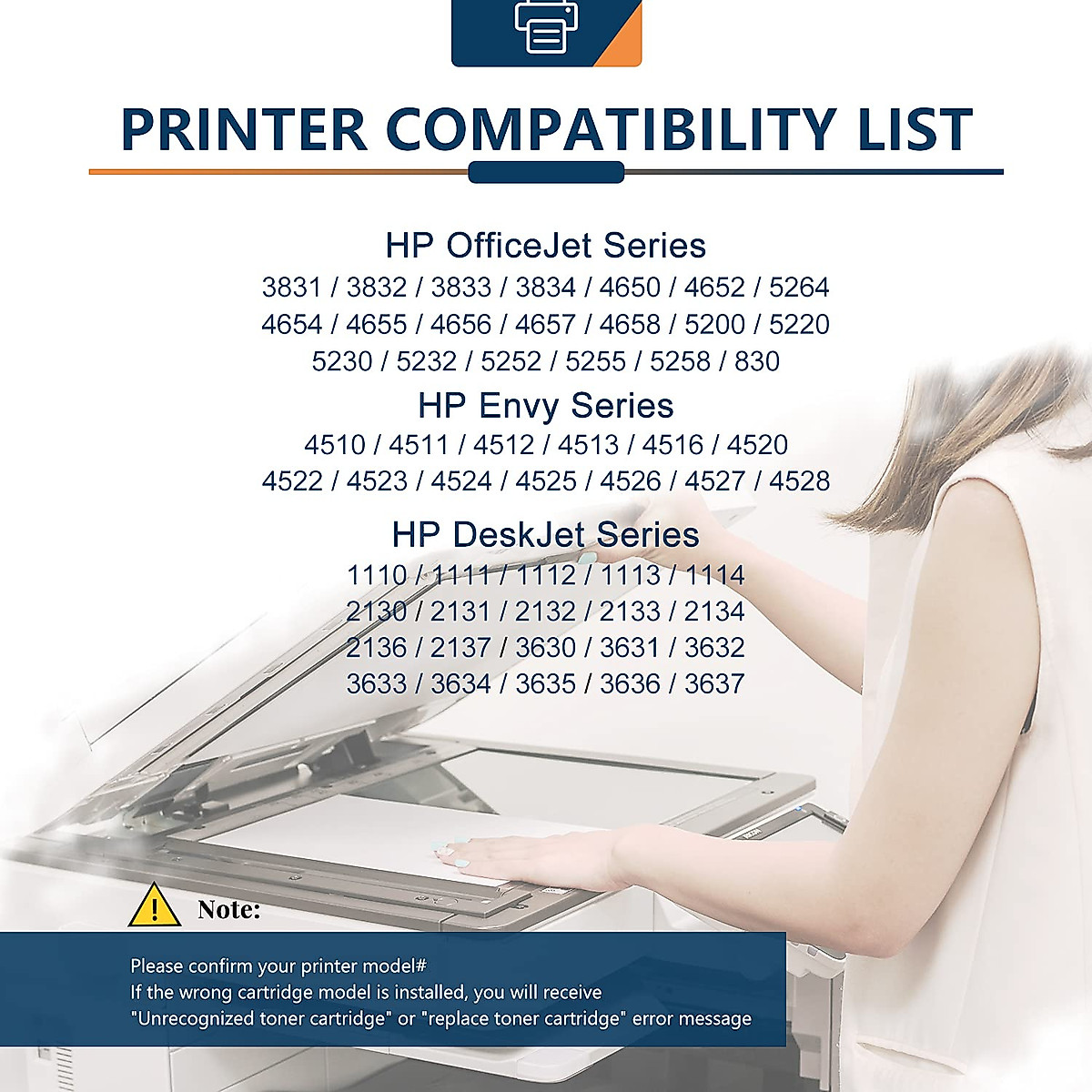 Ankink Higher Yield 63XL Ink Cartridge 2 Black and 2 Color Combo Pack for HP Ink 63 XL Officejet 3830 4650 4652 4655 5200 5252 5255 5258 Envy 4520 4512 Deskjet 1112 2132 3630 3632 Printer HP63